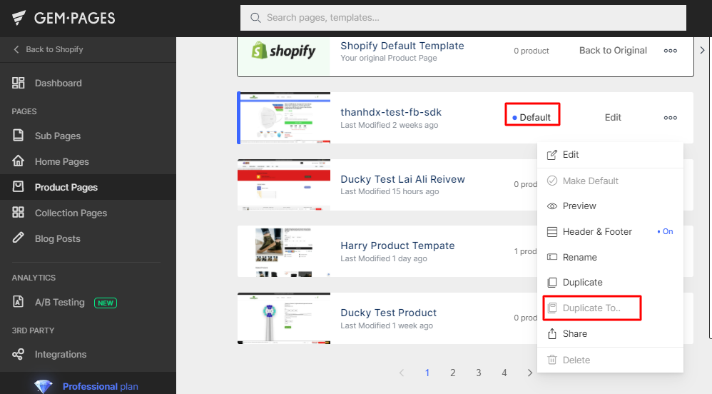 Basic settings of a page | Help Center | GemPages