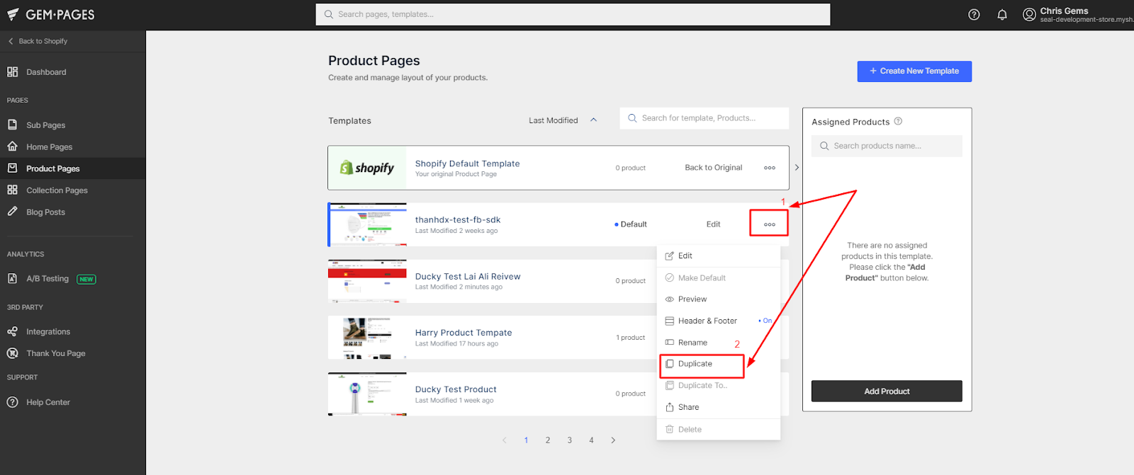 Basic settings of a page | Help Center | GemPages